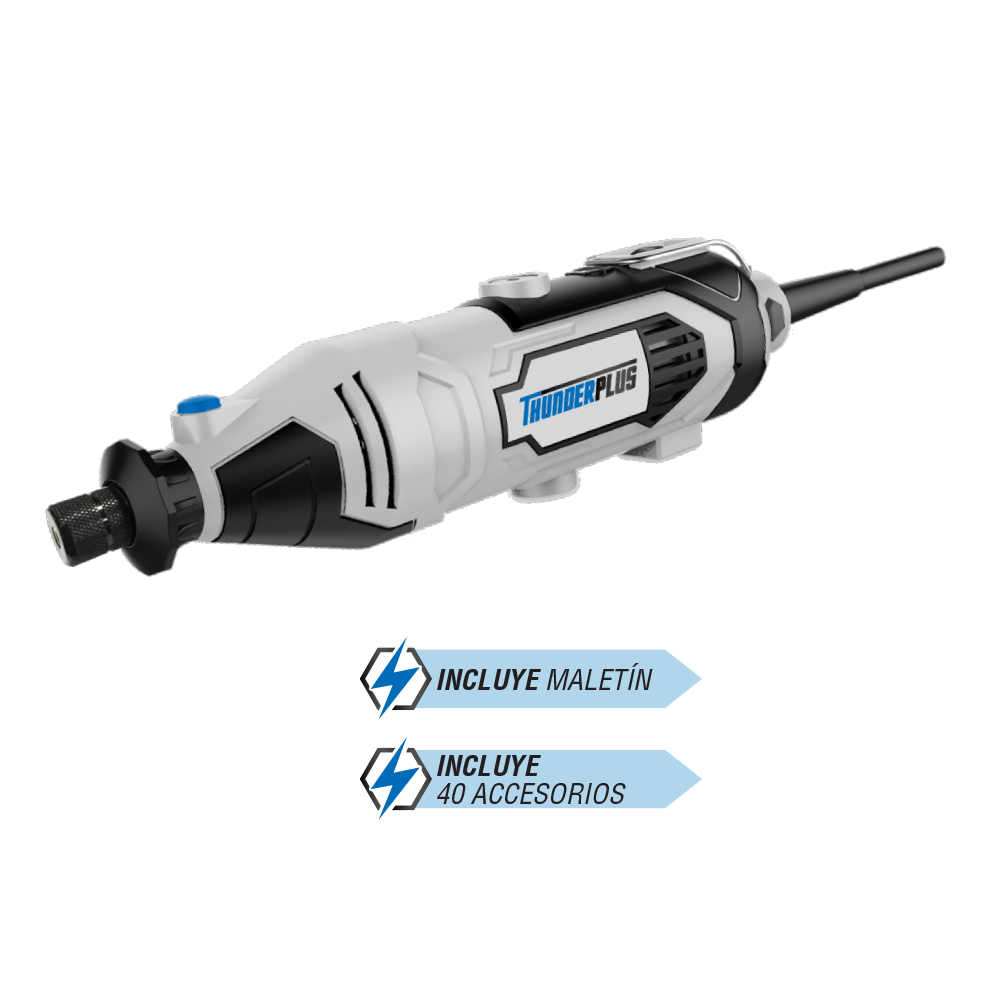 Minitorno 135w en Kit con 40 Accesorios THUNDER PRO – Herracar